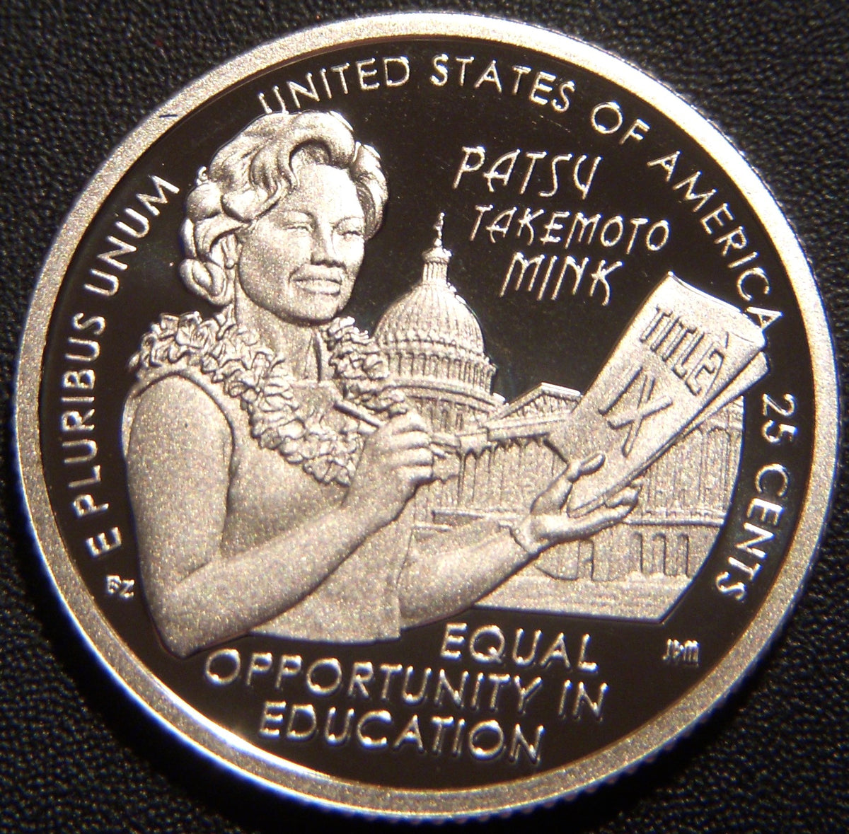 2024-S P. Takemoto Mink Quarter - Clad Proof — FUBA