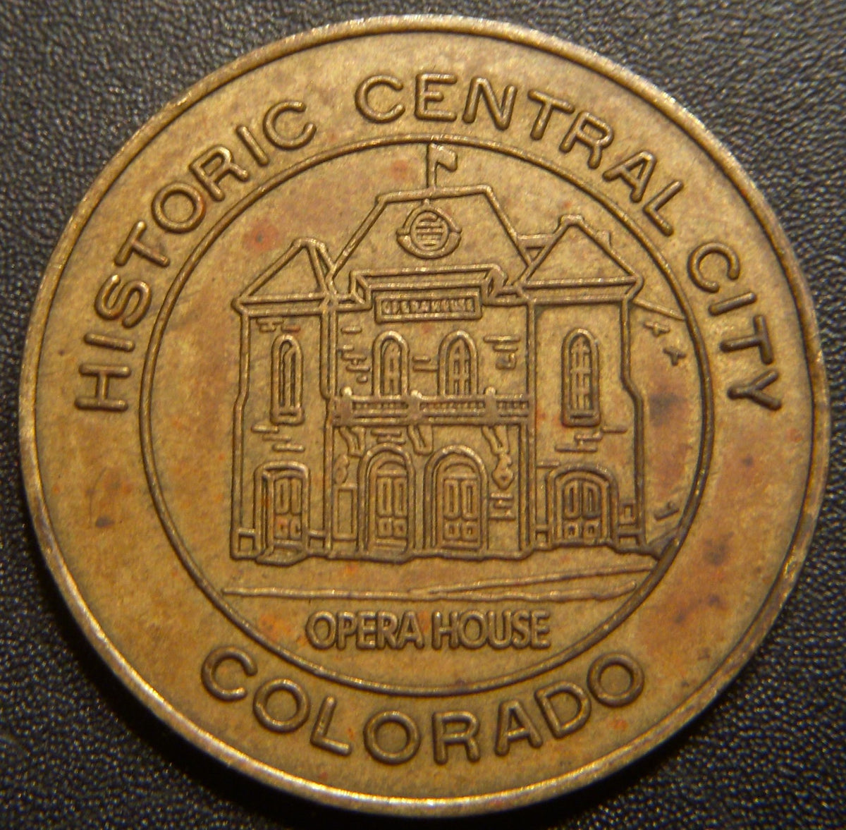 Central City, CO Opera House - Good Luck Token — FUBA