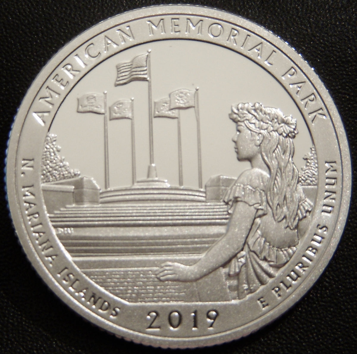 2019-S American Memorial Park Quarter - Silver Proof — FUBA